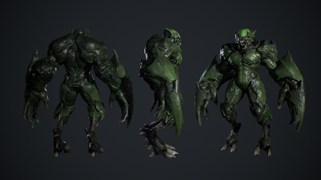 High Demon 4 3D Model in Monster 3DExport