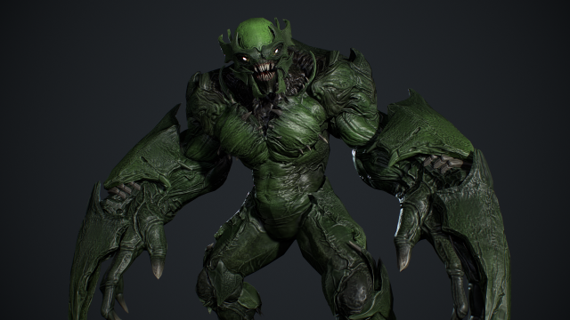 High Demon 4 3D Model in Monster 3DExport