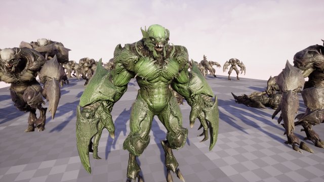 High Demon 4 3D Model in Monster 3DExport