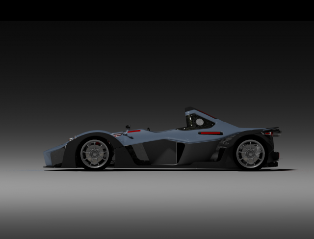 BAC MONO 3D Model in Racing 3DExport