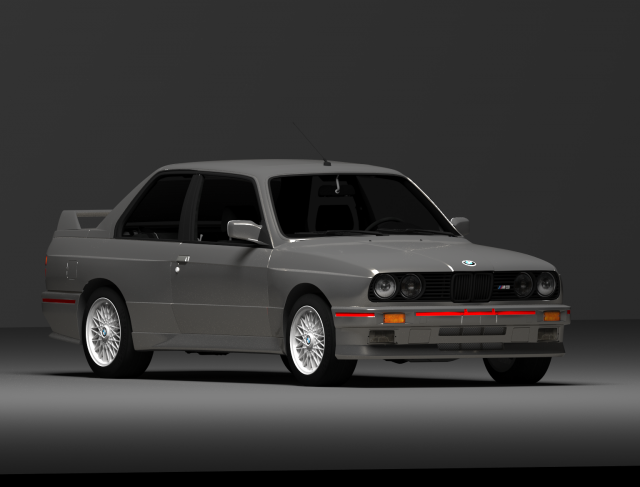 BMVV E30 M3 3D Model in Sport Cars 3DExport