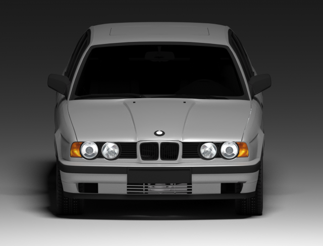 BMVV E34 525i 3D Model in Sedan 3DExport