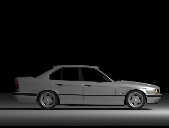 BMVV E34 525i 3D Model in Sedan 3DExport