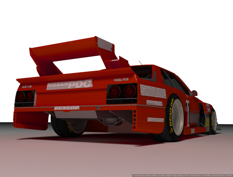 Nissan Skyline R30 Turbo 3D Model in Racing 3DExport