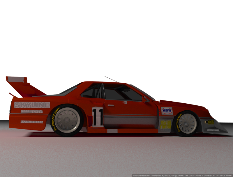 Nissan Skyline R30 Turbo 3D Model in Racing 3DExport