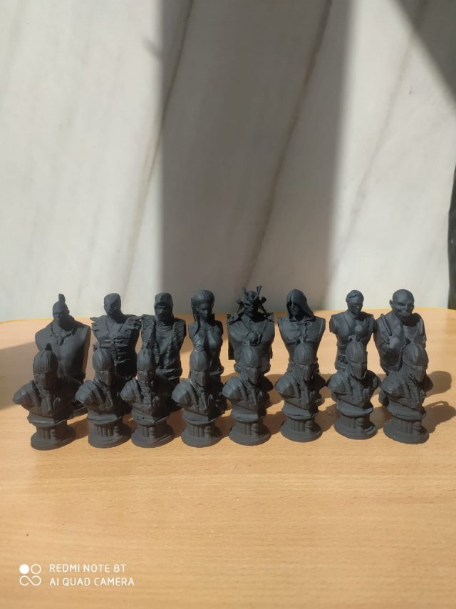 Mortal kombat chess 3D Print Model in Board Games 3DExport