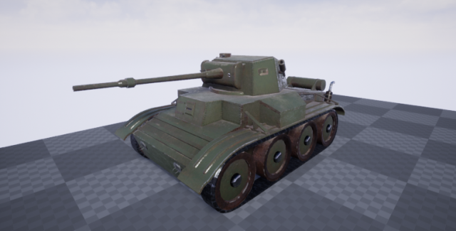 tetrarch tank wwii 3D Model in Tank 3DExport
