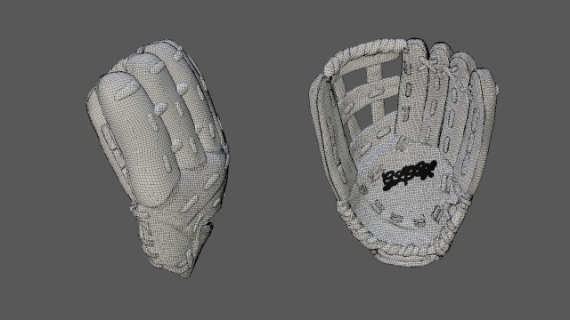 baseball glove catcher catchers mitt 3D Model in Sports Equipment 3DExport