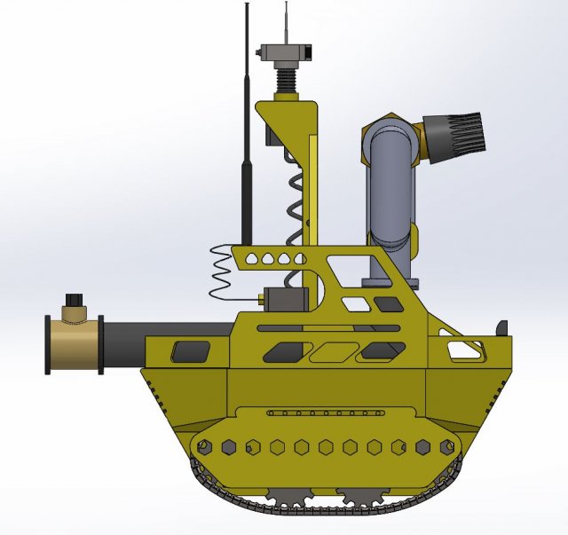 firefightingrobot 3D Model in Robot 3DExport