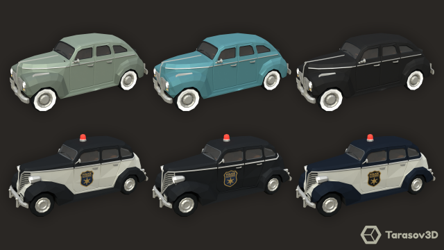 Mafia LowPoly Pack 3D Model in Game Assets 3DExport