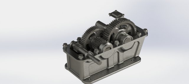transmission gearbox 3D Model in Heavy Equipment 3DExport