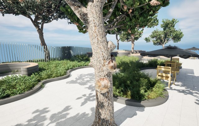 Realistic Park 3D Scene 3D Model in Environment 3DExport