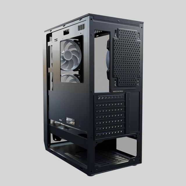 PC CASE 3D Model in Computer 3DExport