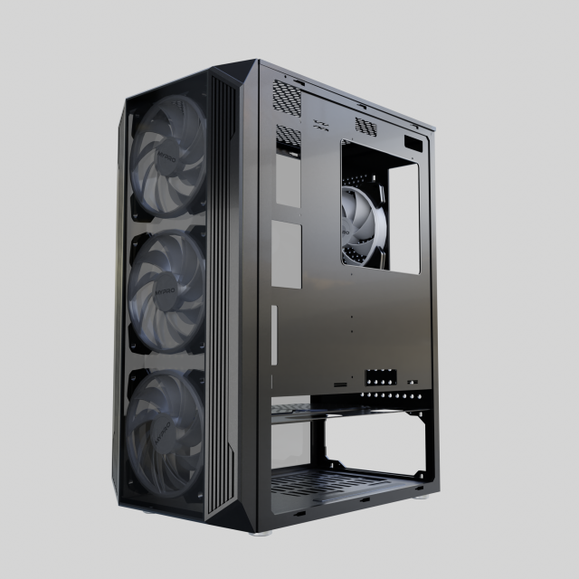 PC CASE 3D Model in Computer 3DExport