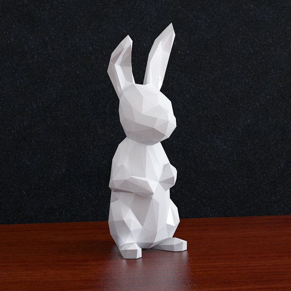 Low Poly rabbit 3D Druckmodelle in Tiere 3DExport