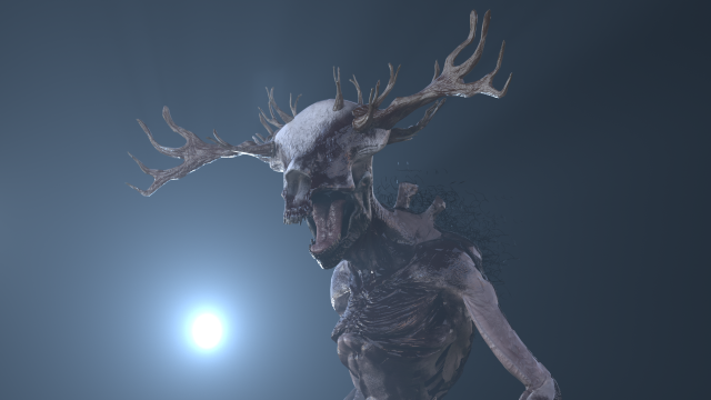 WENDIGO 3D Model in Monster 3DExport