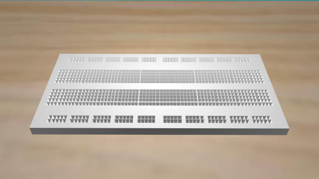 breadboard Free 3D Model in Gadgets 3DExport