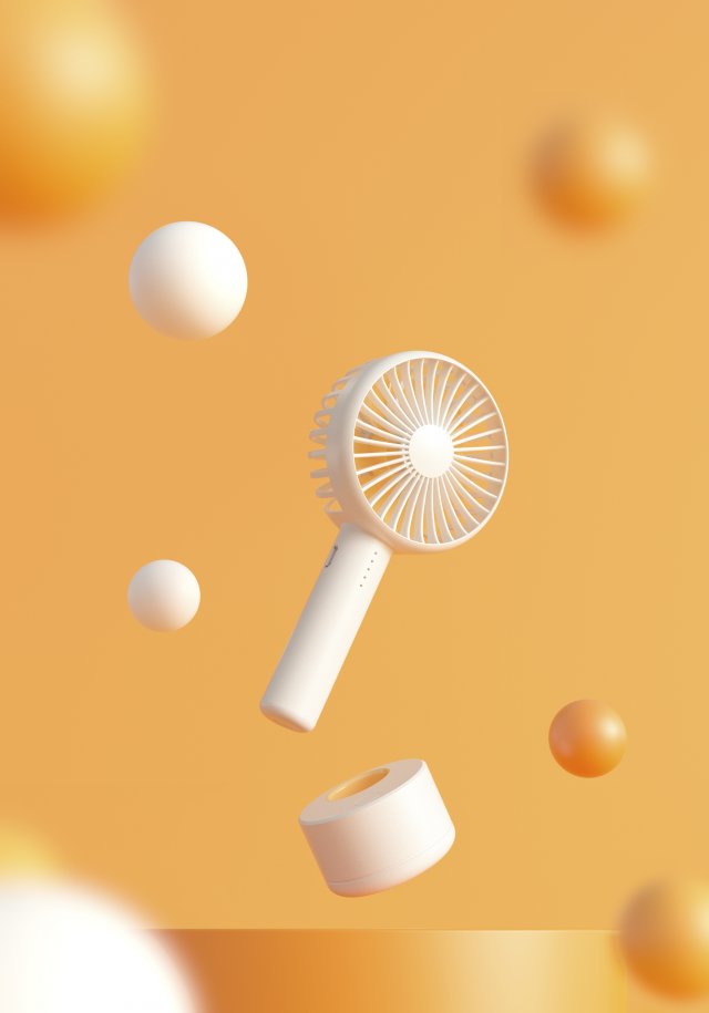 fan product modeling and rendering 3D Model in Gadgets 3DExport