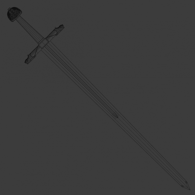 joyeuse 3D Model in Melee 3DExport