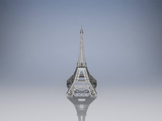 eiffel tower 3D Model in Önemli Binalar 3DExport