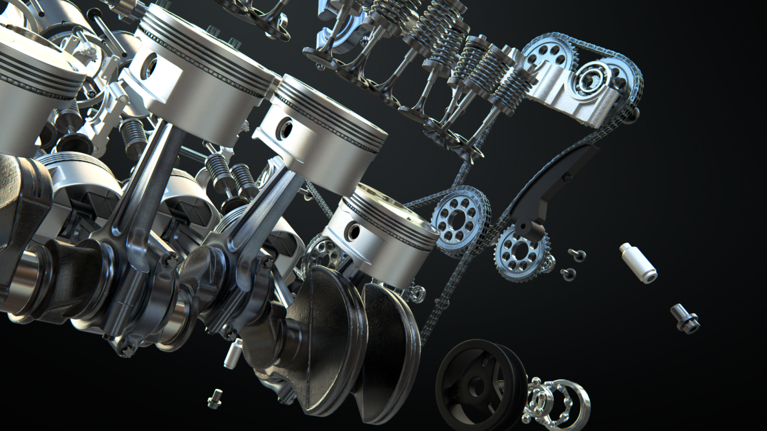 How A Car Engine Works Animation