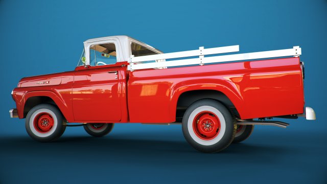 ford-f100 3D Model in Sport Cars 3DExport