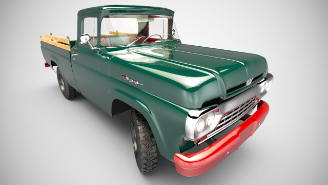 ford-f-100 3D Model in SUV 3DExport