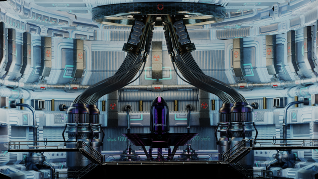 sci fi lab assets low and high poly texture 3D Model in Other 3DExport