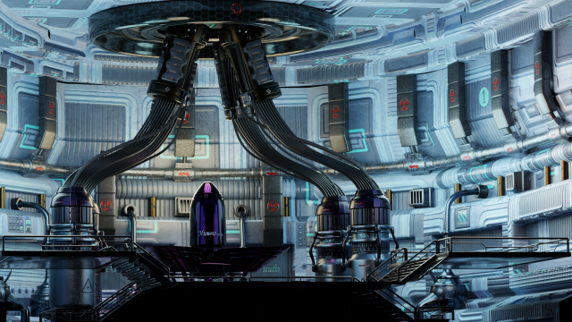 sci fi lab assets low and high poly texture 3D Model in Other 3DExport