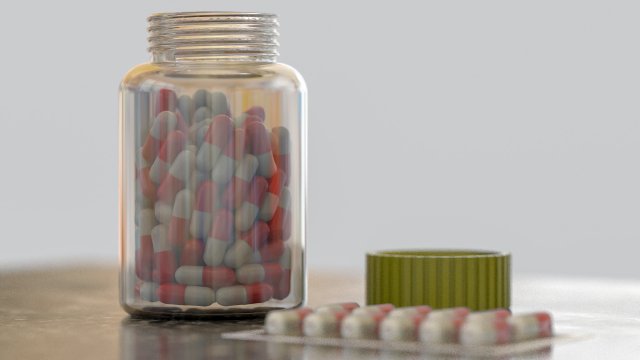 drugs 3D Model in Medicines 3DExport