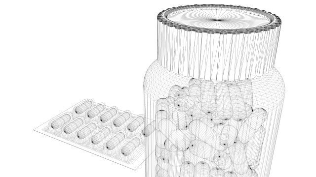 drugs 3D Model in Medicines 3DExport