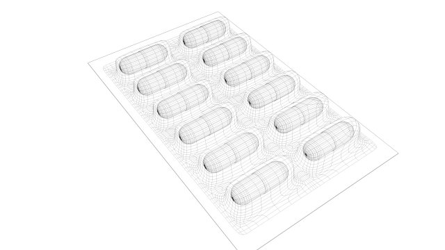 drugs 3D Model in Medicines 3DExport