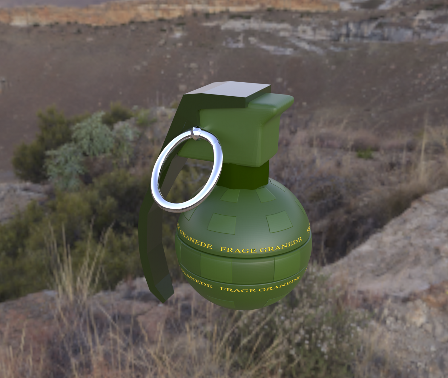 frag grenade 3D Models in Grenade Launchers 3DExport