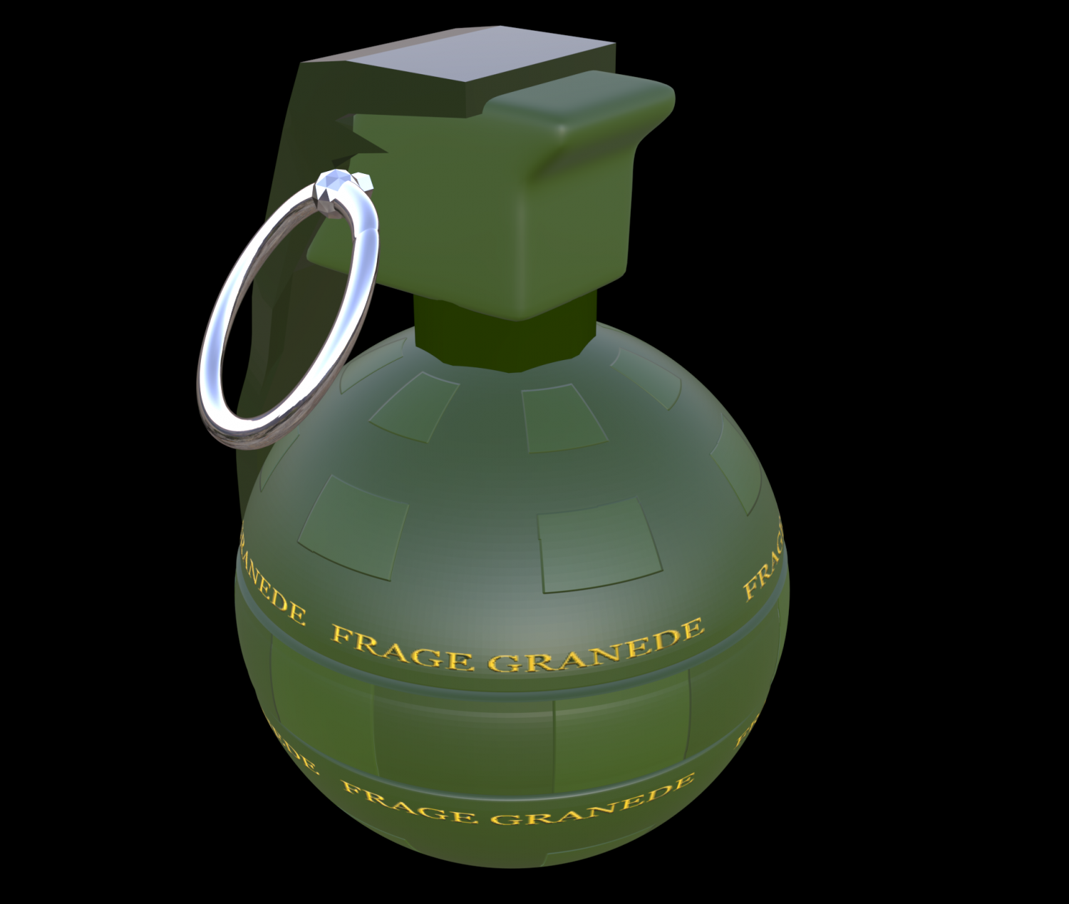 frag grenade 3D Models in Grenade Launchers 3DExport