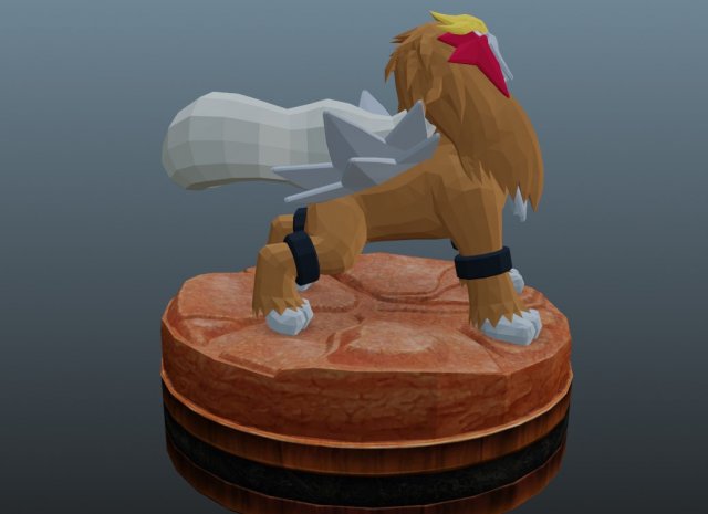 pokemon entei 3D Print Model in Toys 3DExport