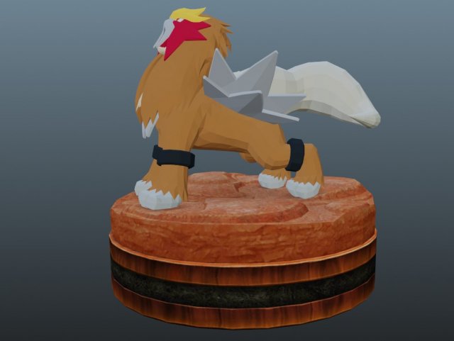 pokemon entei 3D Print Model in Toys 3DExport