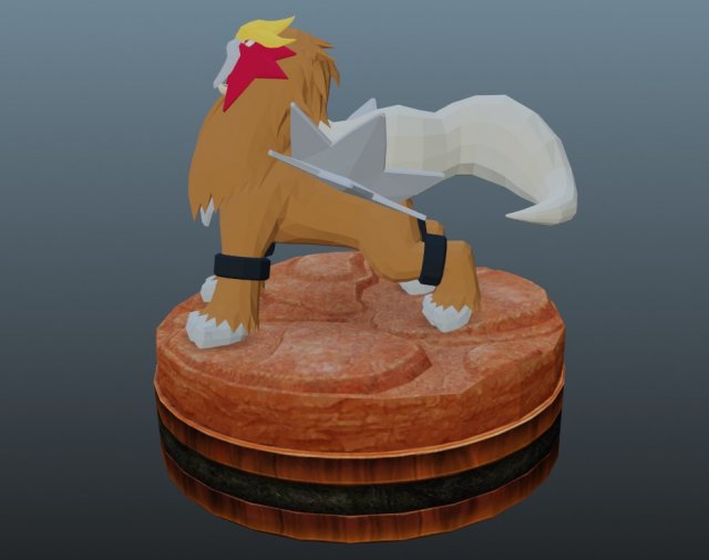 pokemon entei 3D Print Model in Toys 3DExport