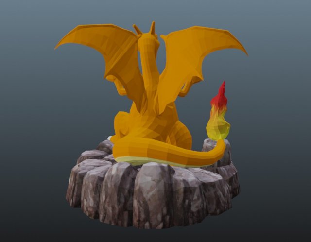 pokemon charizard 3D Print Model in Toys 3DExport