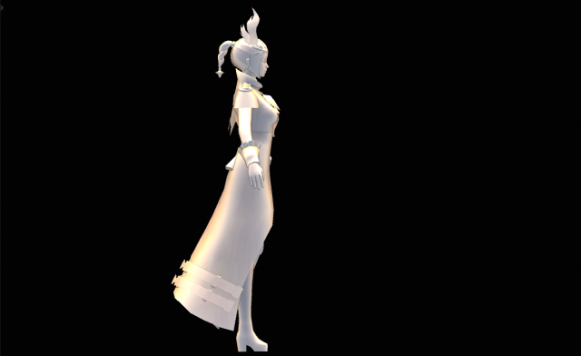 Female Commander Character 3D Model in Woman 3DExport