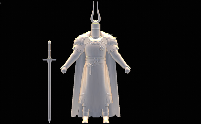 Male Knight character 3D Model in Man 3DExport