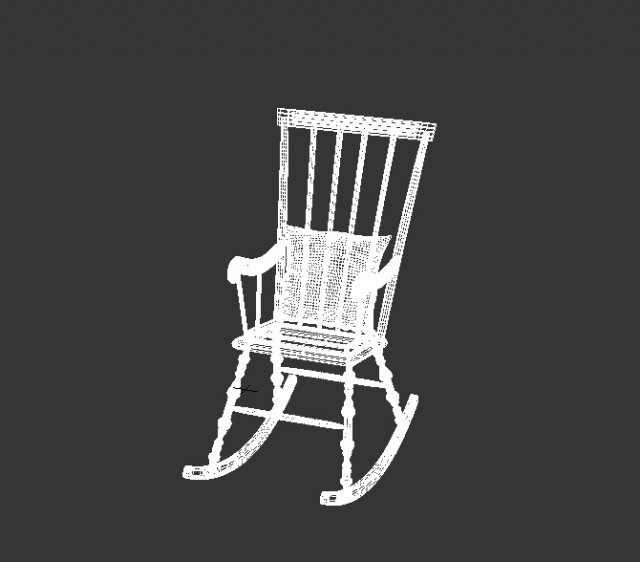 Rocking chair 3D Model in Chair 3DExport