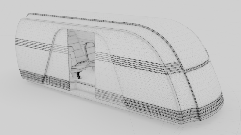 Tesla Robovan Robotaxi Realistic Ready-for-Use With Interior HP 3D ...