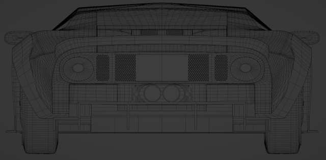 Fordgt nikki nfs carbon 3D Model in Racing 3DExport