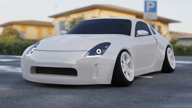 Nissan 350z 3D Model in Sport Cars 3DExport
