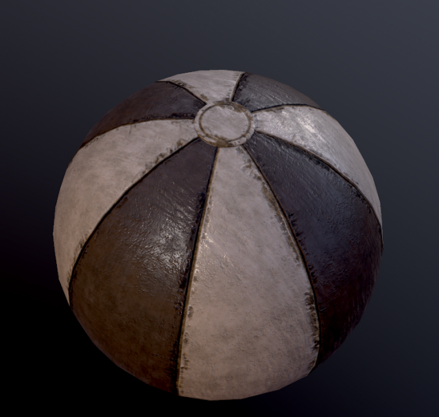 beach ball low poly and high poly 3D Model in Toys 3DExport