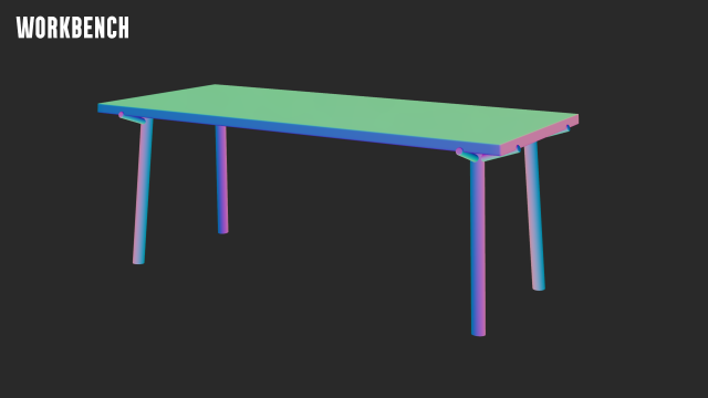Branch Dining Table Free 3D Model in Table 3DExport