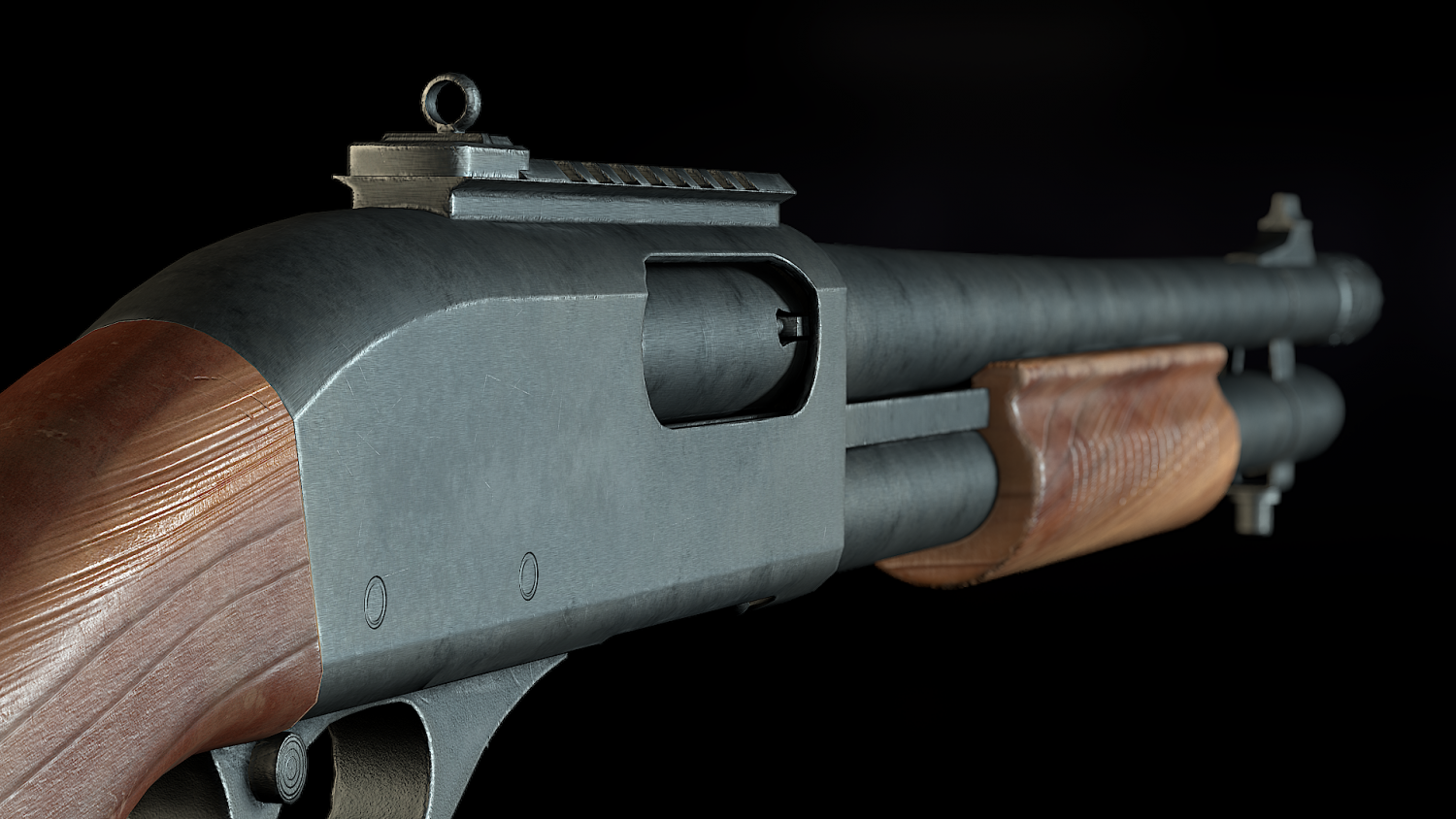 Remington 870 Game-ready 免费 3D 模型 in 霰弹枪 3DExport