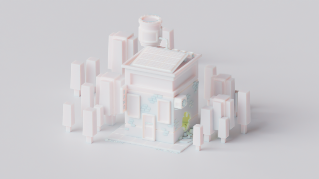 bank scene Free 3D Model in Game Assets 3DExport