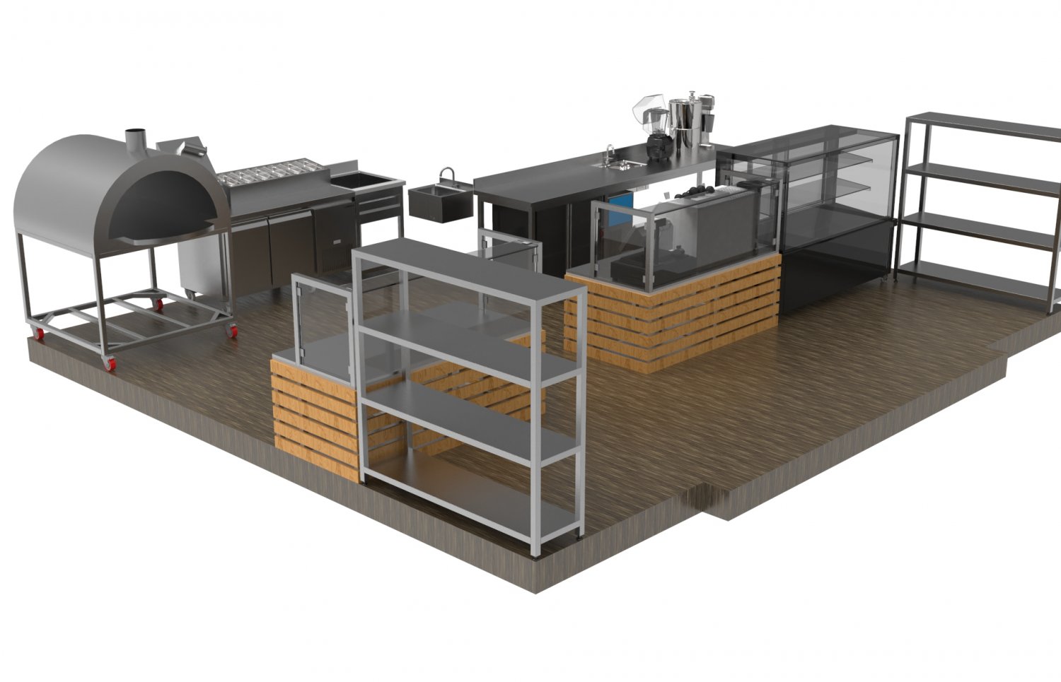 restaurant kitchen 3D Model in Machines 3DExport