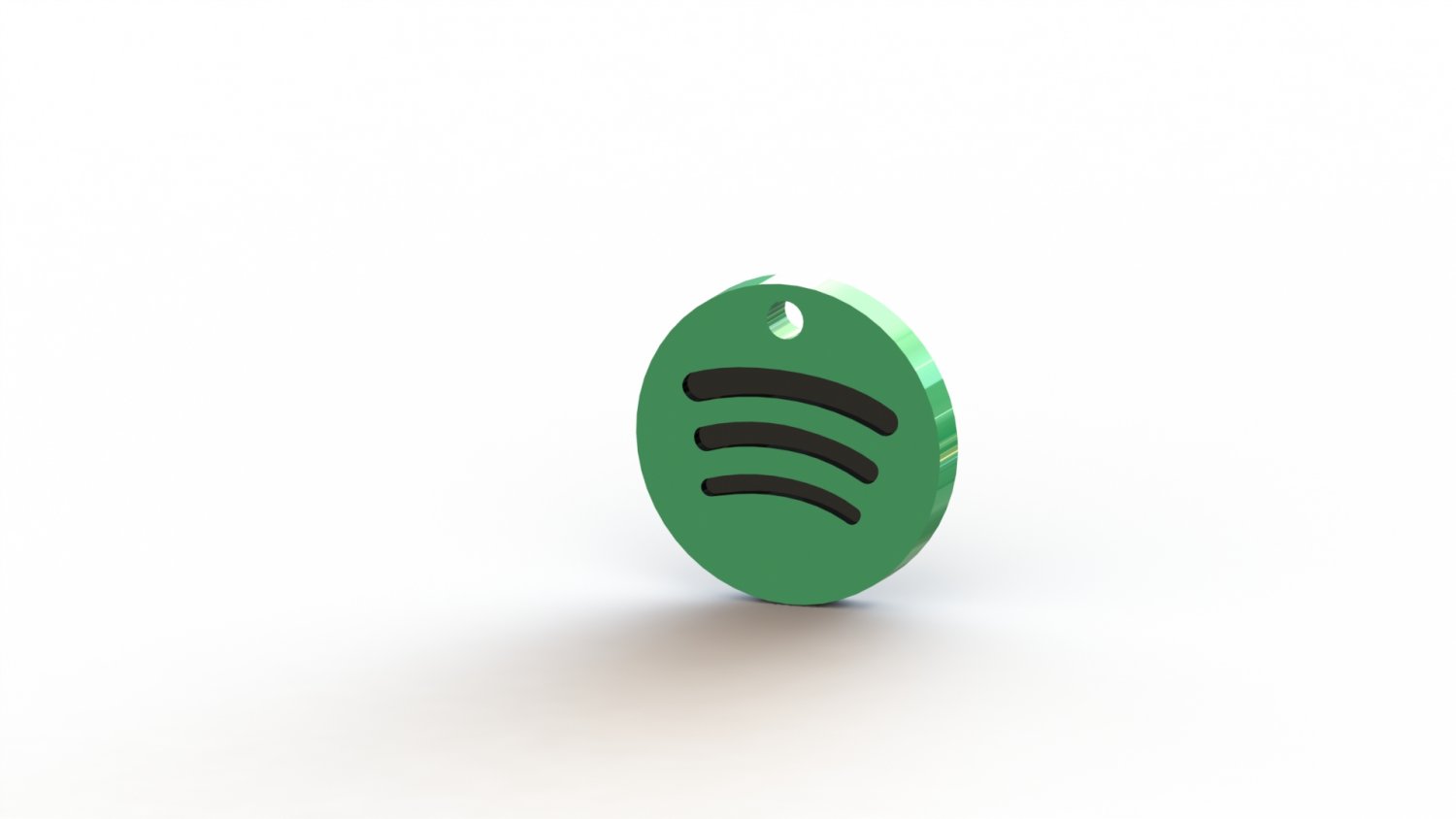 Spotify Keychain 3D Print Model in Other 3DExport
